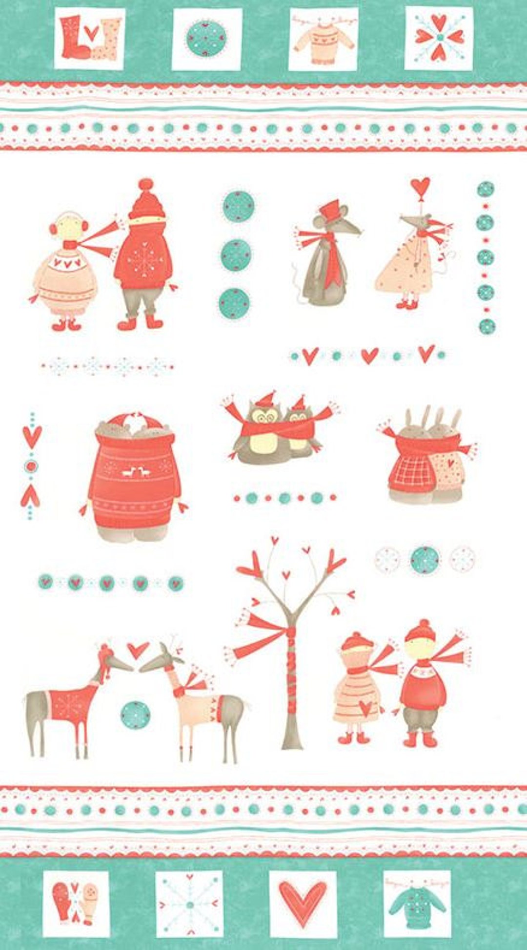 Sweetness Panel Fabric: Sandy Gervais Moda Cotton Baby Panel - Etsy