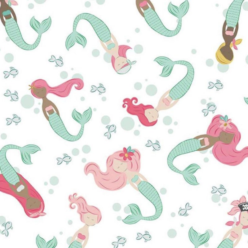 Riley Blake Mermaid - Etsy