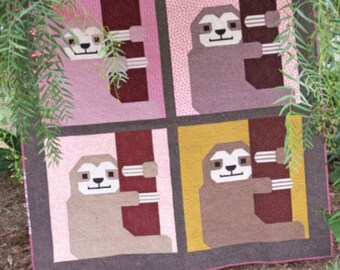 Sleepy Sloth Quilt Pattern | Etsy