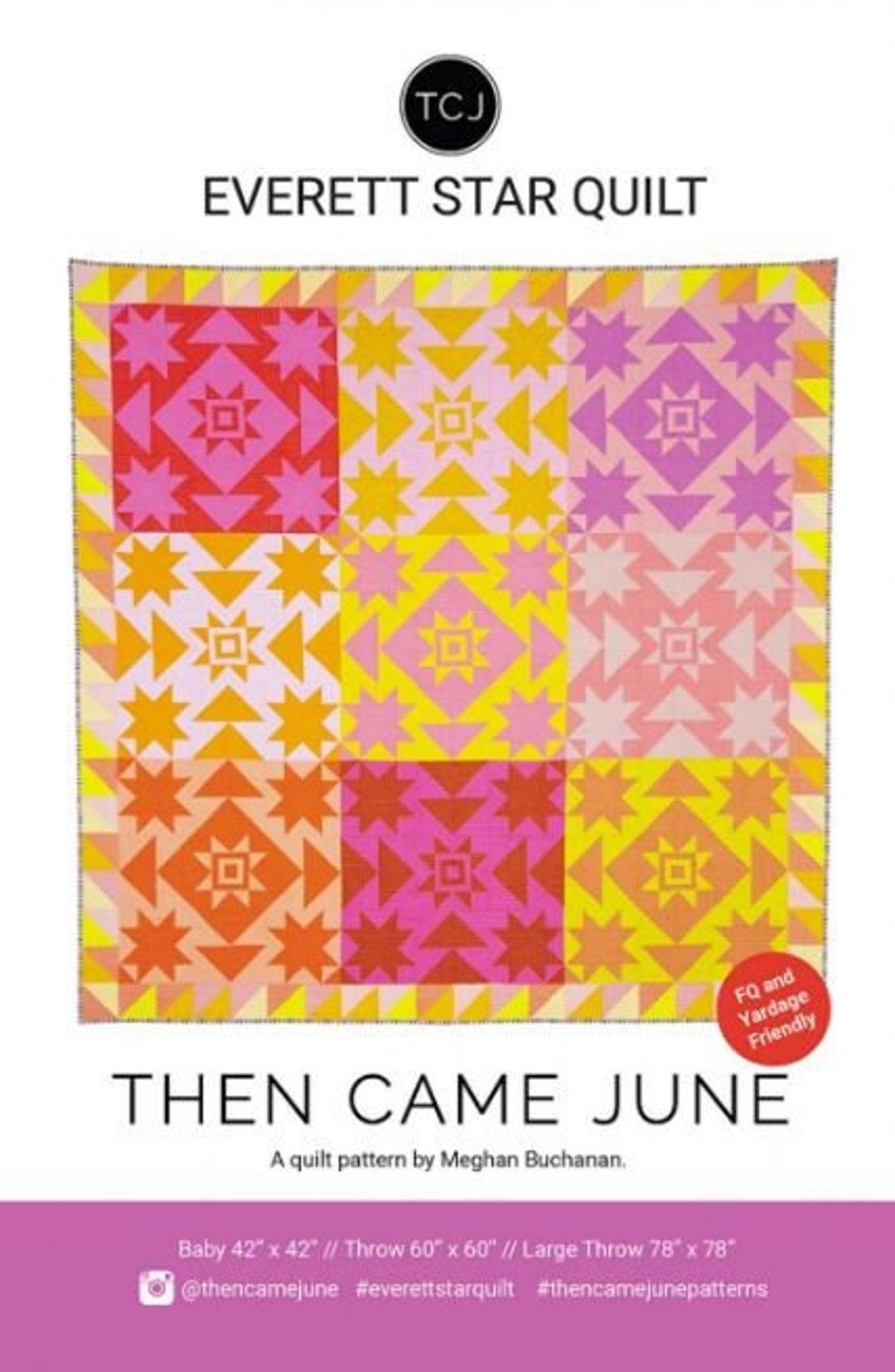 Then Came June EVERETT STAR Quilt Pattern (PAPER) - Etsy