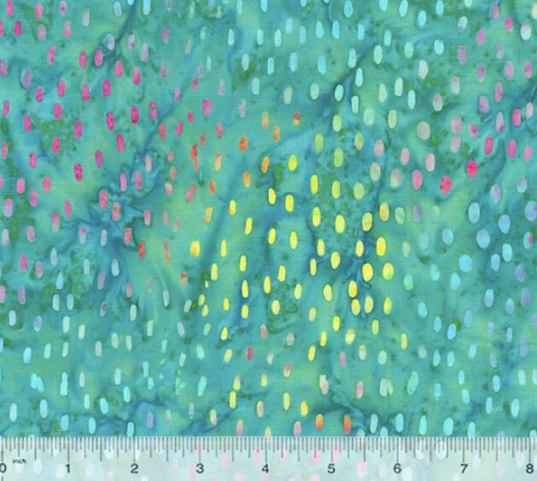 BATIK Anthology Fabrics Baliscapes Adore Dashes Turquoise - Etsy
