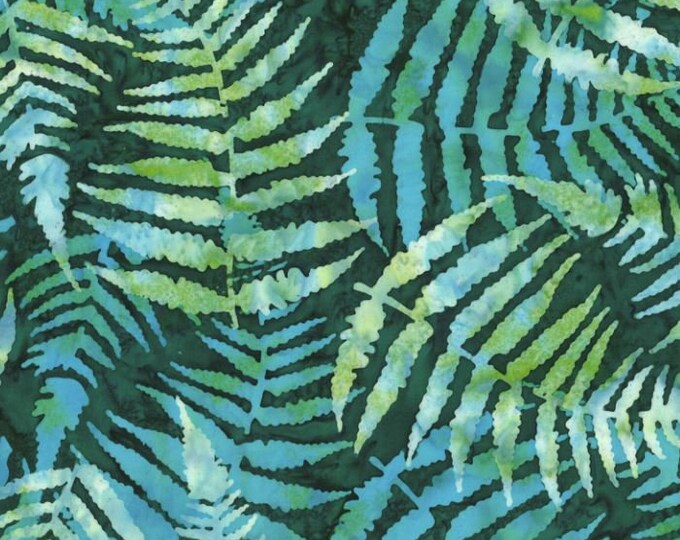 BATIK Hoffman Bali Batik Fern Mallard - Etsy