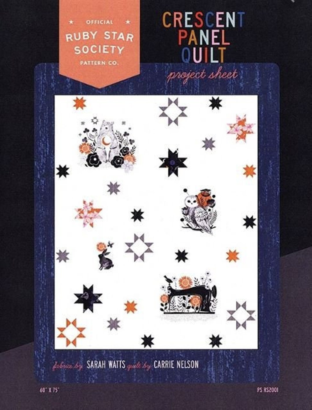 Ruby Star Society Crescent Panel Quilt Project Sheet Pattern Booklet - Etsy
