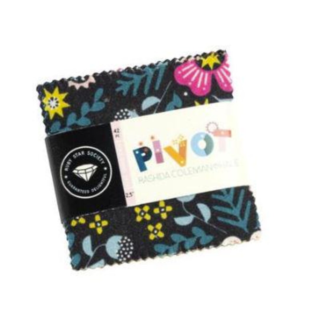 Moda Ruby Star Society PIVOT by Rashida Coleman Hale MINI Charm Pack - Etsy