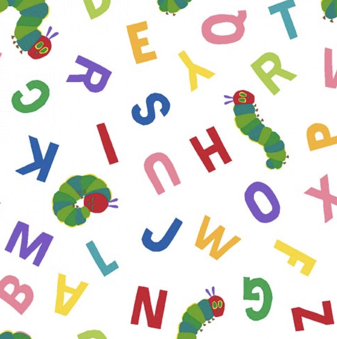 Springs the Very Hungry Caterpillar by Eric Carle Rainbow ABCD - Etsy