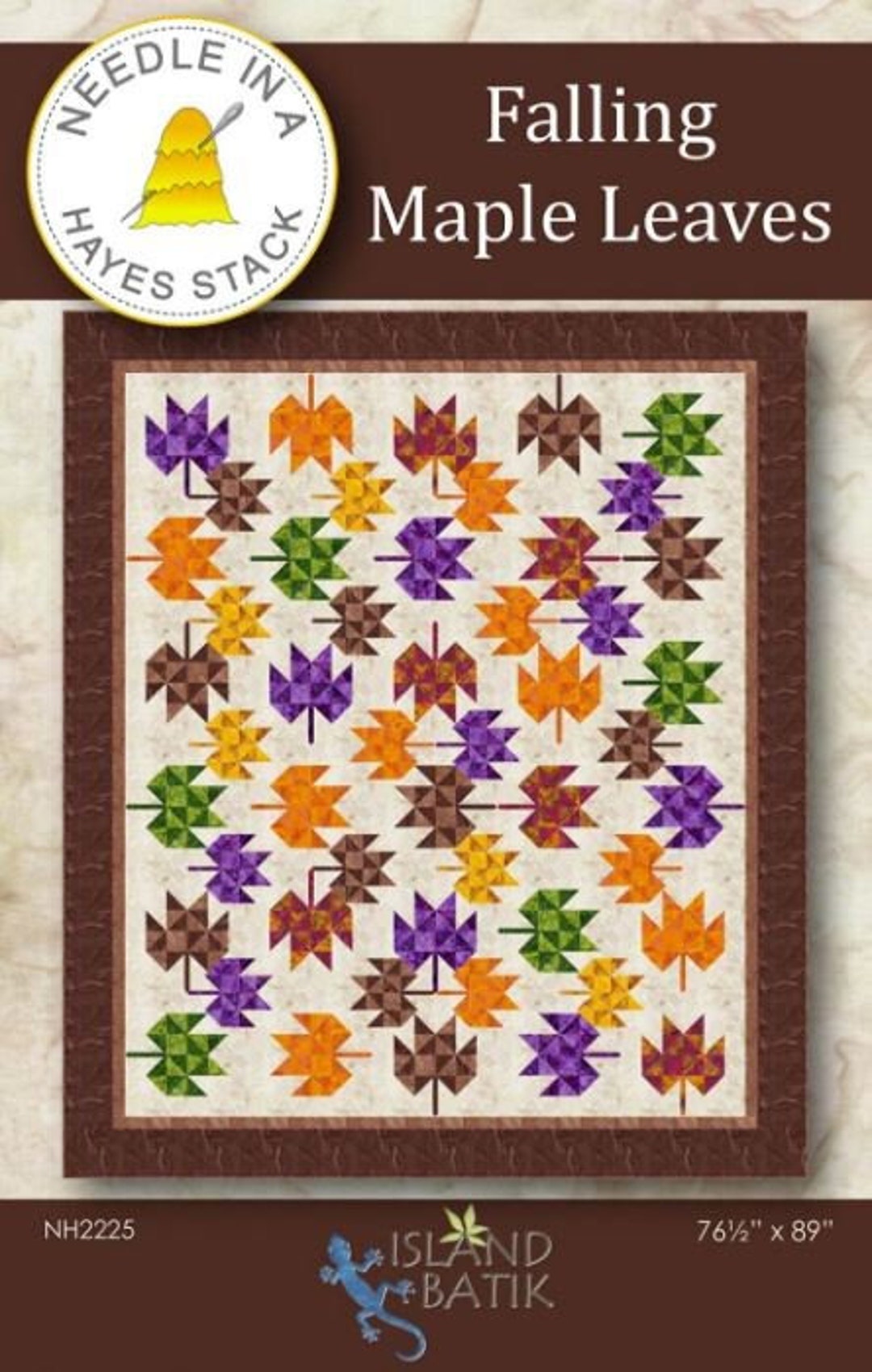 Needle in a Haystack Falling Maple Leaves Quilt Pattern - Etsy