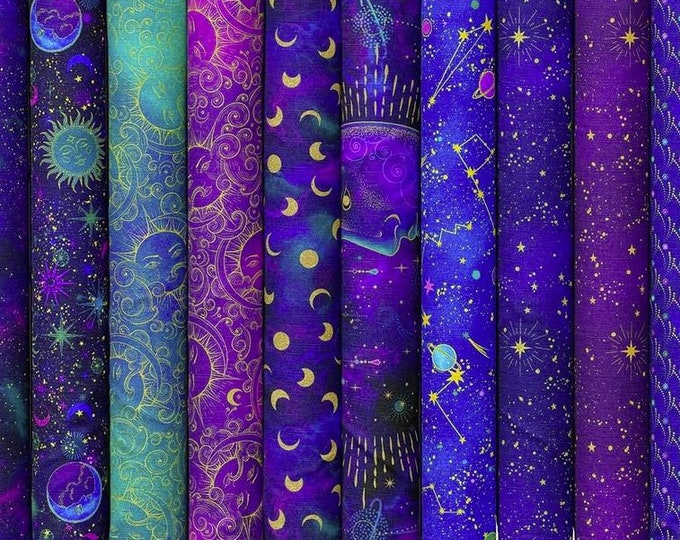 FULL COLLECTION Timeless Treasures Cosmos by Chong A Hwang Full Yard ...