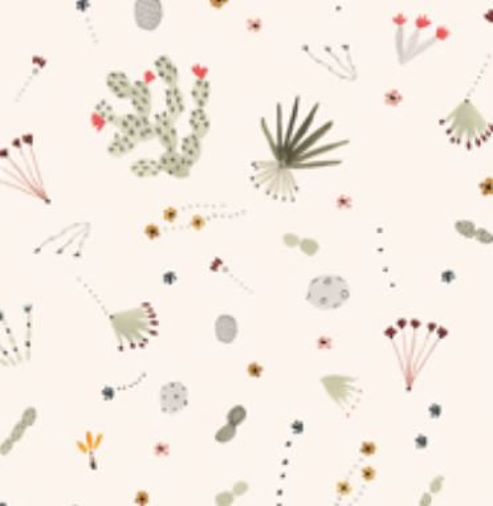 Figo Fabrics Wild West Foliage Cream - Etsy