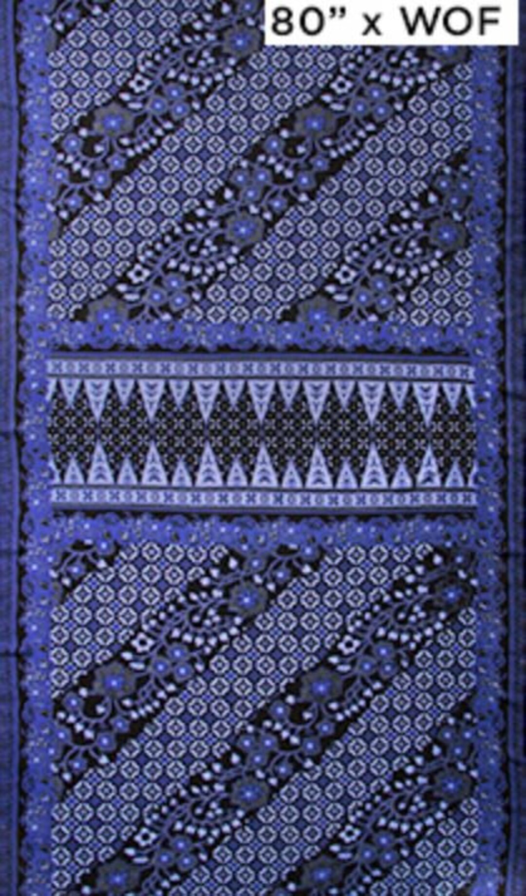 Banyan Batiks Rayon Batik Fabric Panel: Soft Touch Material, 80