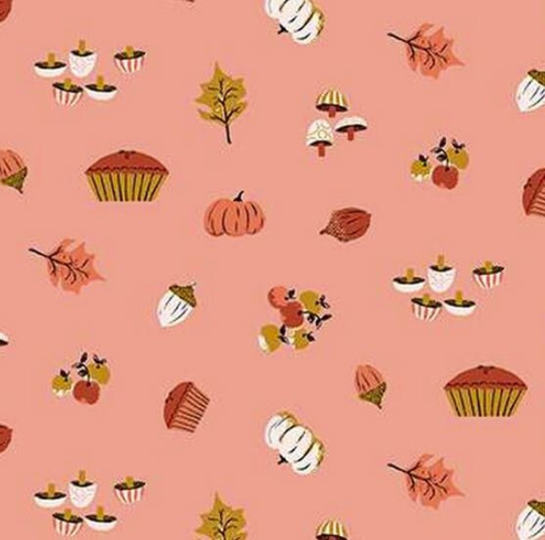 Riley Blake MAPLE by Gabrielle Neil Harvest Coral - Etsy