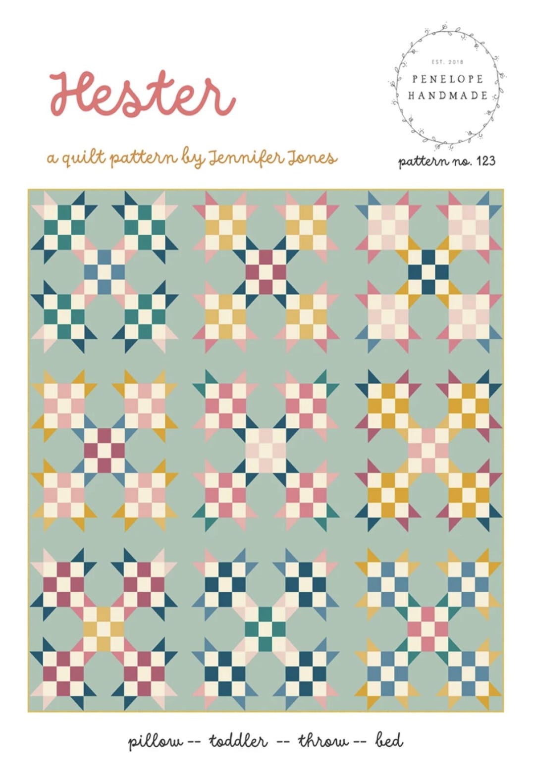 Penelope Handmade HESTER Quilt Pattern (PAPER) - Etsy