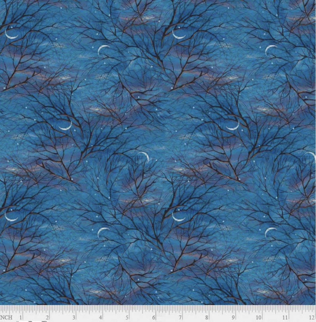 P&B Textiles AUTUMN RETREAT Moon Blue - Etsy