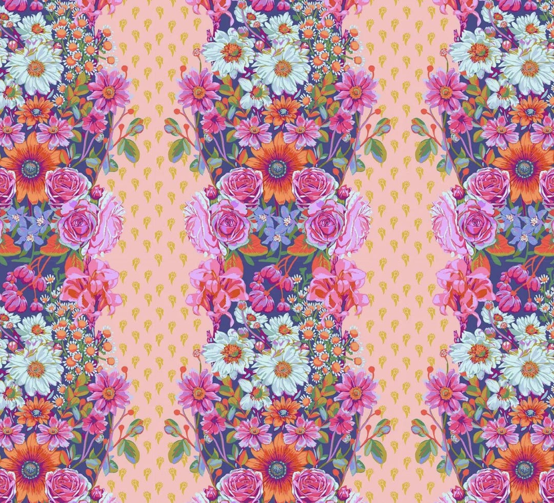 Northcott Fabrics Anna Maria Textiles PERENNIAL BORDERS Beata's Garden ...