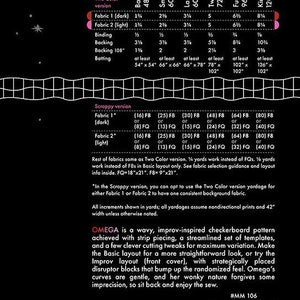 Miss Make OMEGA Quilt Pattern (PAPER) - Etsy