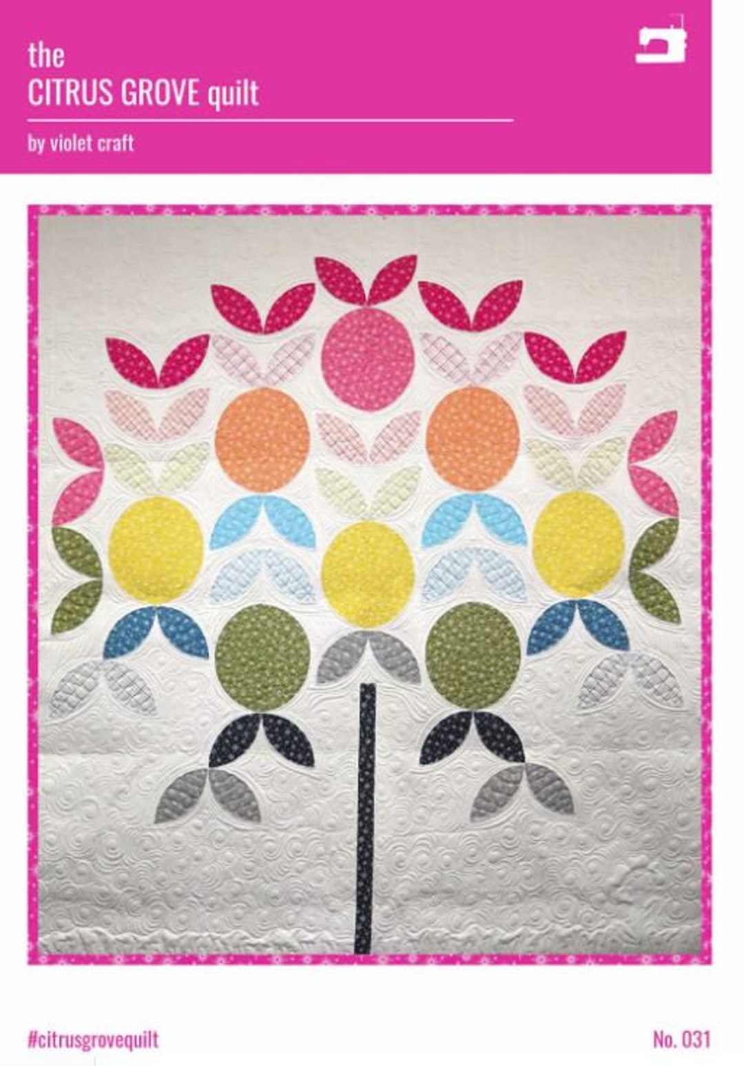 The Citrus Grove Quilt: A Quilt Pattern by Violet Craft - Etsy