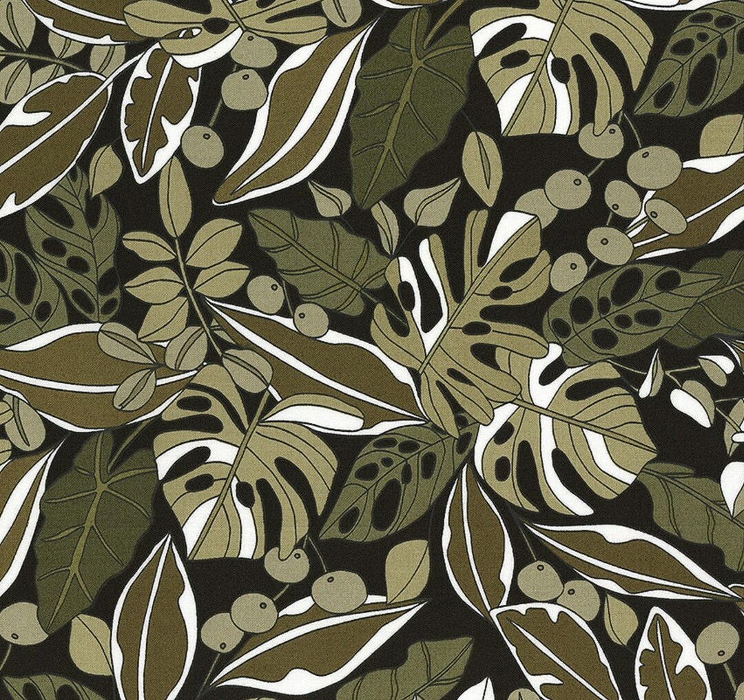 Moda BOTANY by Alli K Design Greenery Ink - Etsy