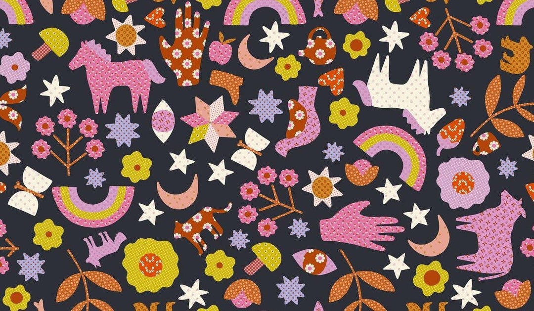 Moda Ruby Star Society MEADOW STAR by Alexia Abegg Applique Menagerie ...