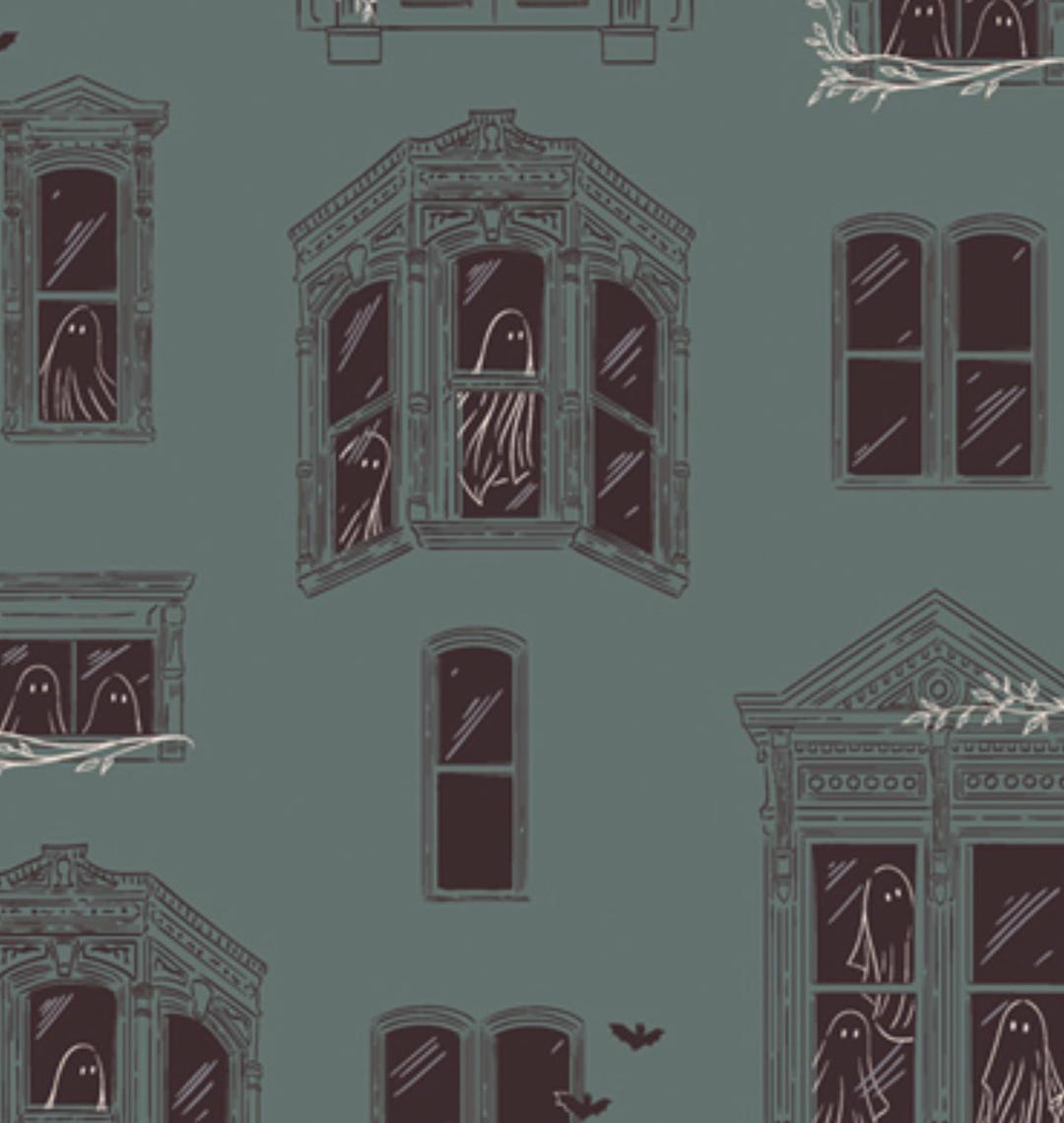 Art Gallery Fabrics GHOSTLY & HAUNTED Haunted House - Etsy