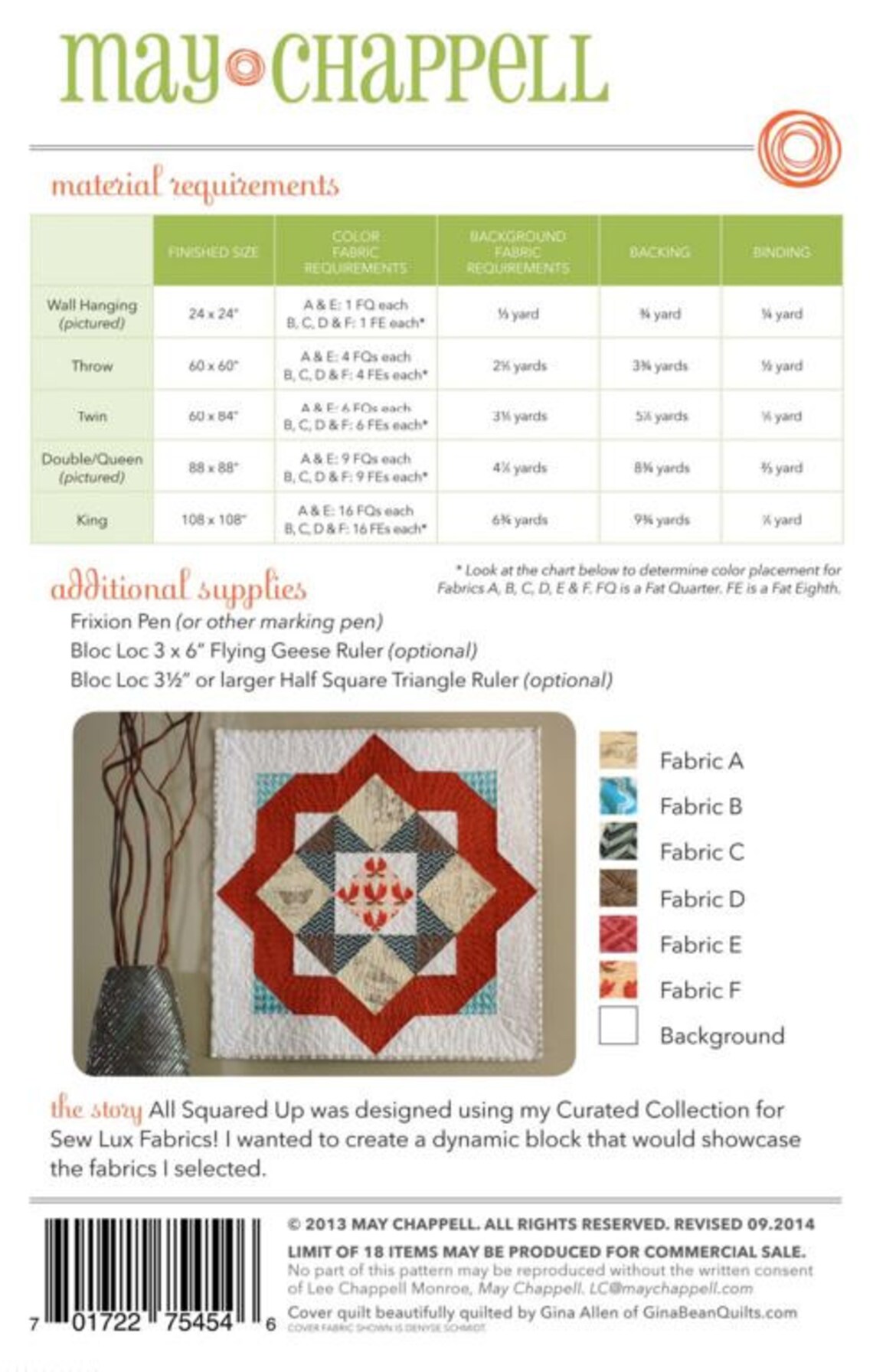 May Chappell All Squared up Quilt Pattern - Etsy