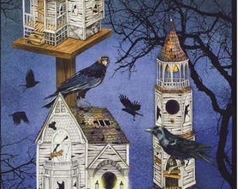 Raven Quilt Panel - Etsy