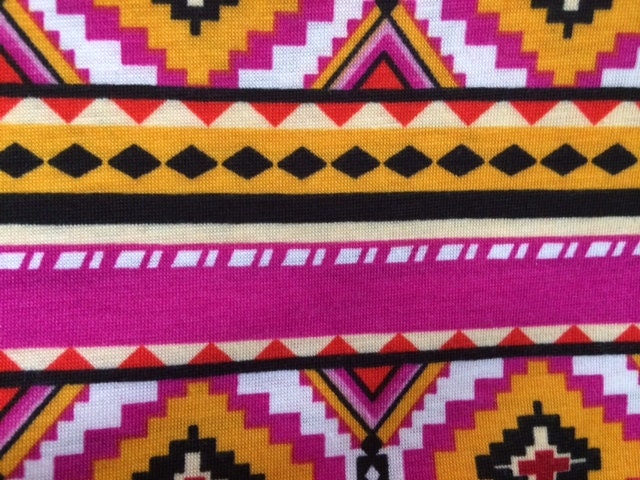 Aztec Fashion Knit Pink/orange - Etsy