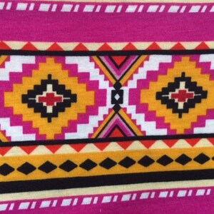 Aztec Fashion Knit - Pink/orange - Etsy