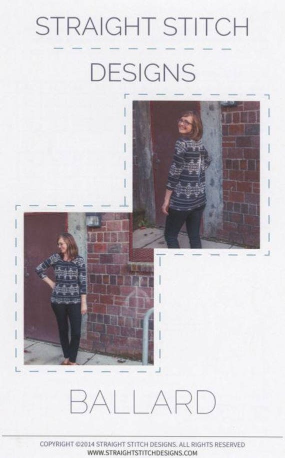 Straight Stitch Designs Ballard Pattern paper - Etsy