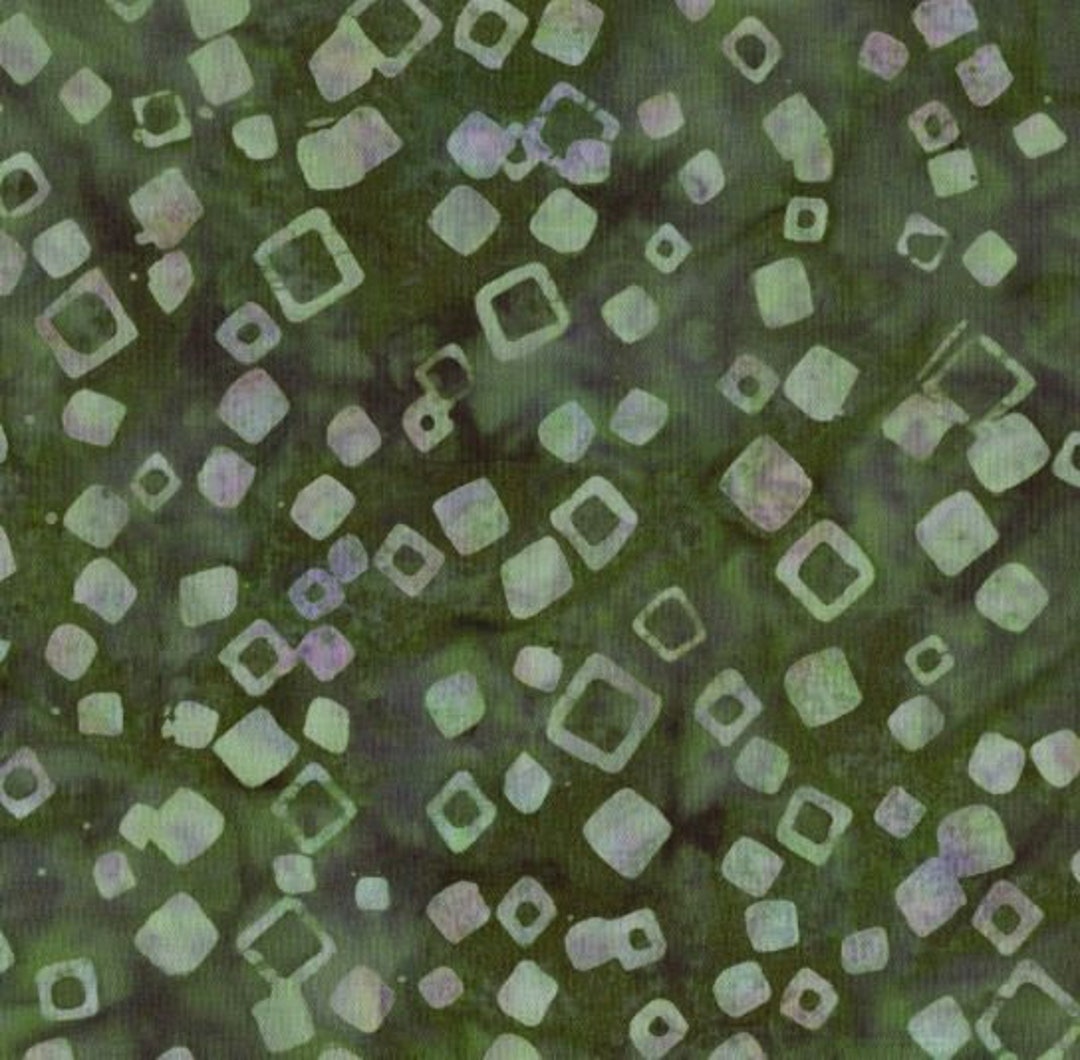 REMNANT BATIK Maywood Studio Coastal Getaway Batiks Sand Green - Etsy