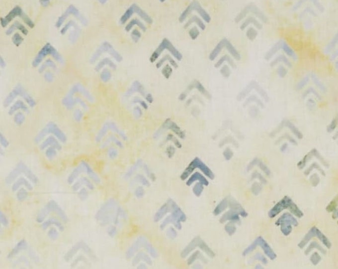 REMNANT BATIK Island Batik Bellingham Bay Diamonds Light Lagoon - Etsy