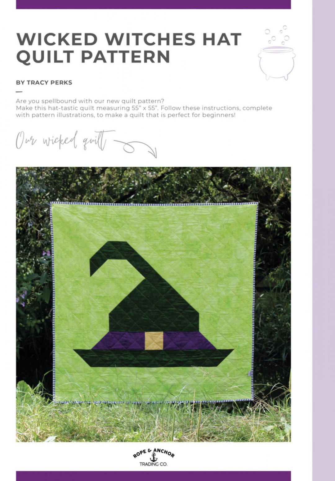 WICKED WITCHES HAT Quilt Pattern - Etsy