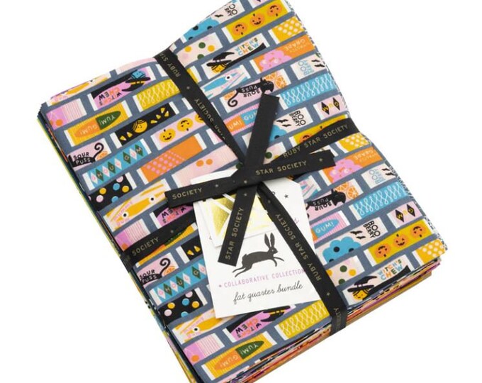 Moda Ruby Star Society COLLAB Spooky Darlings Fat Quarter Bundle - Etsy