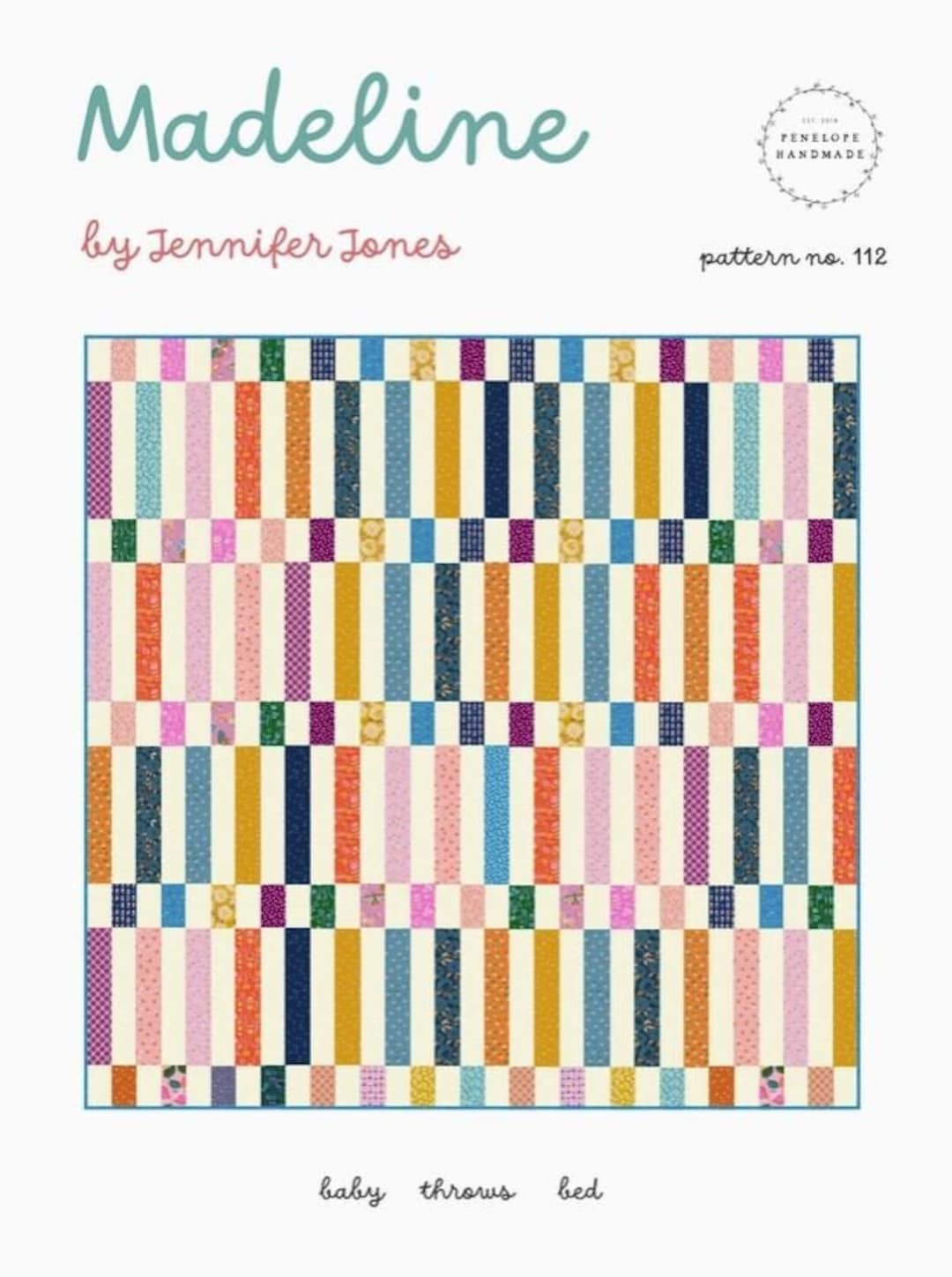 Penelope Handmade MADELINE Quilt Pattern (PAPER) - Etsy