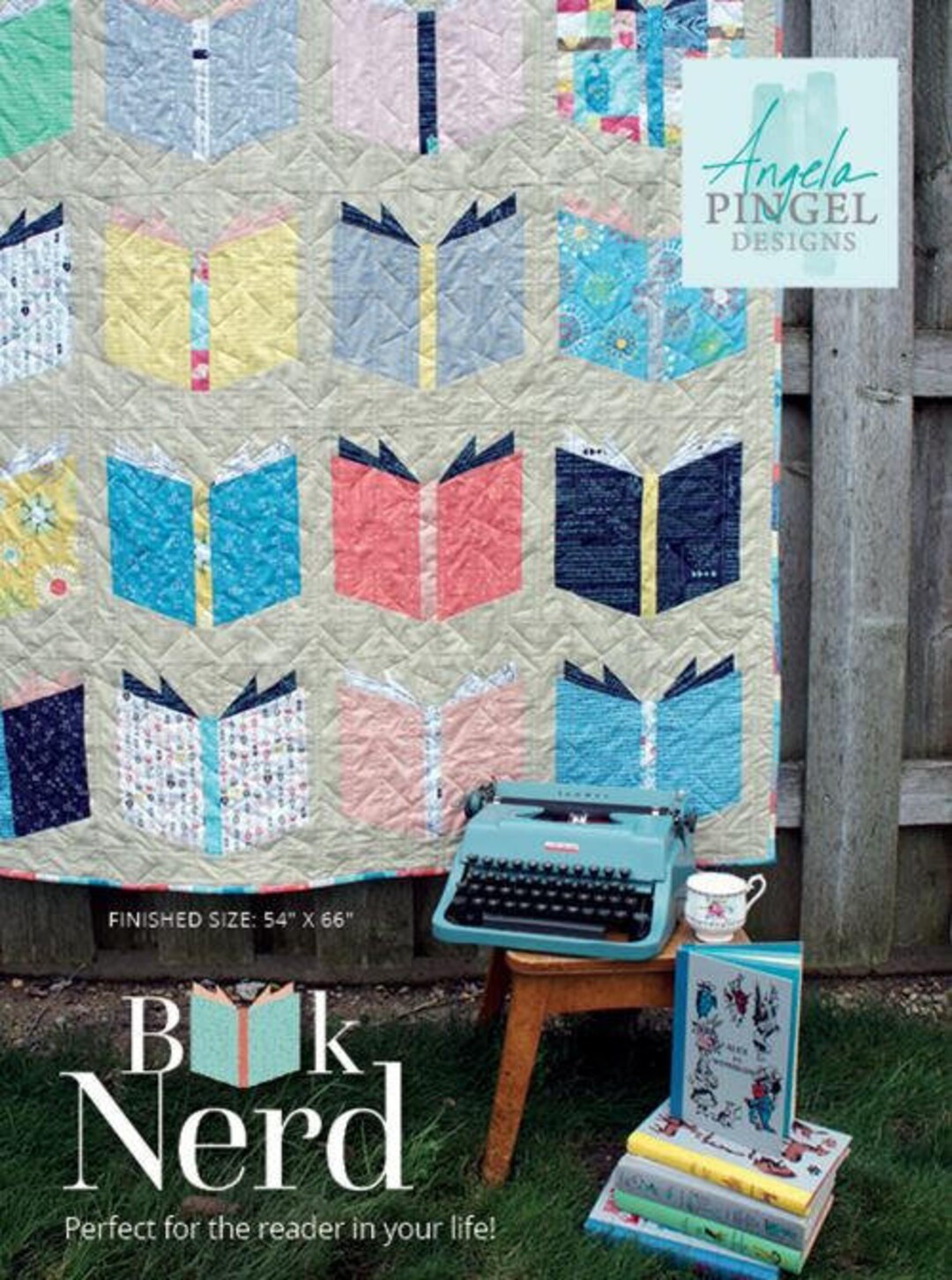 Angela Pingel Designs THE BOOK NERD Quilt Pattern - Etsy