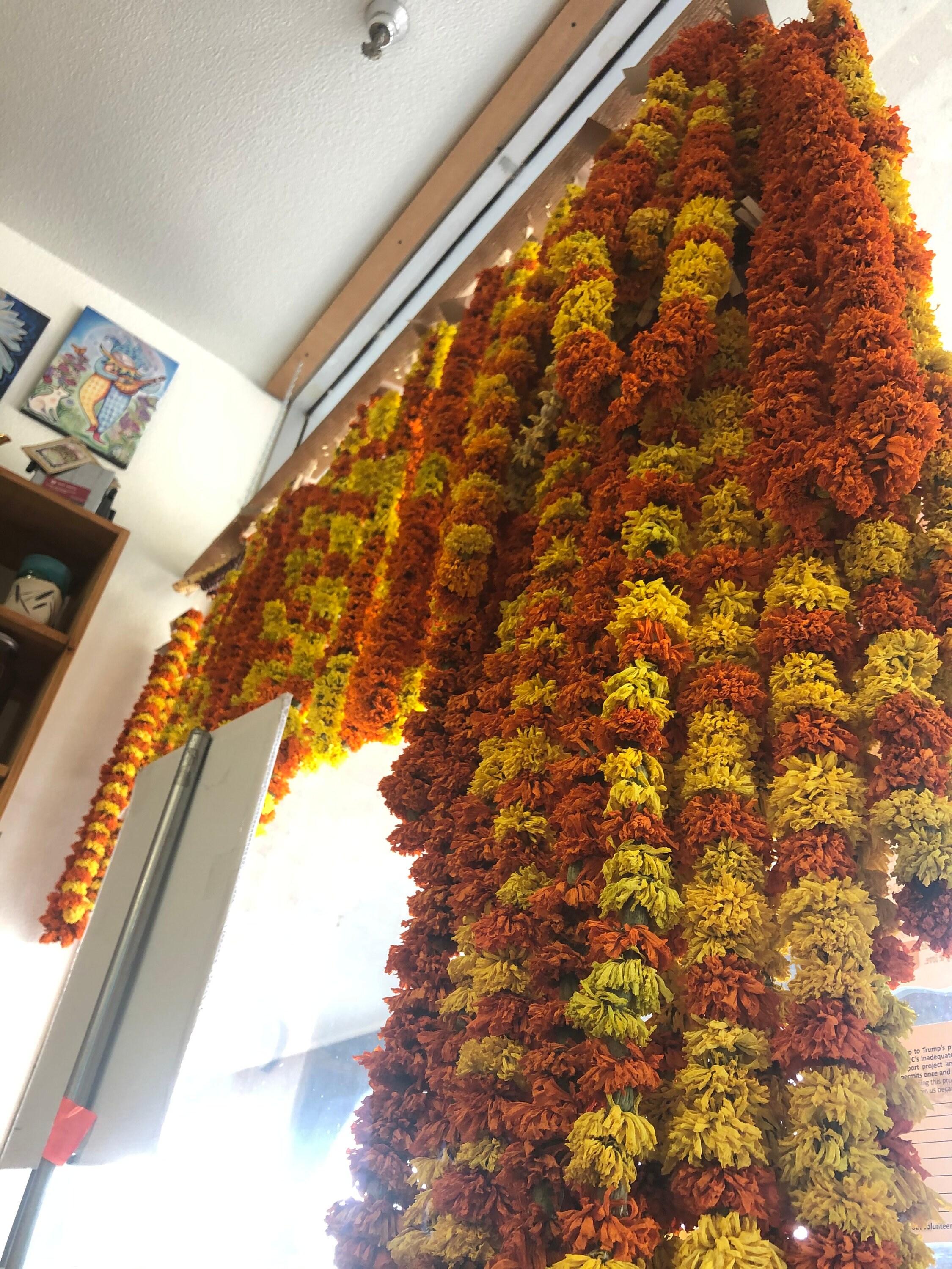 Marigold Garlands DRIED Real Flowers Real Dried Flower Garland - Etsy