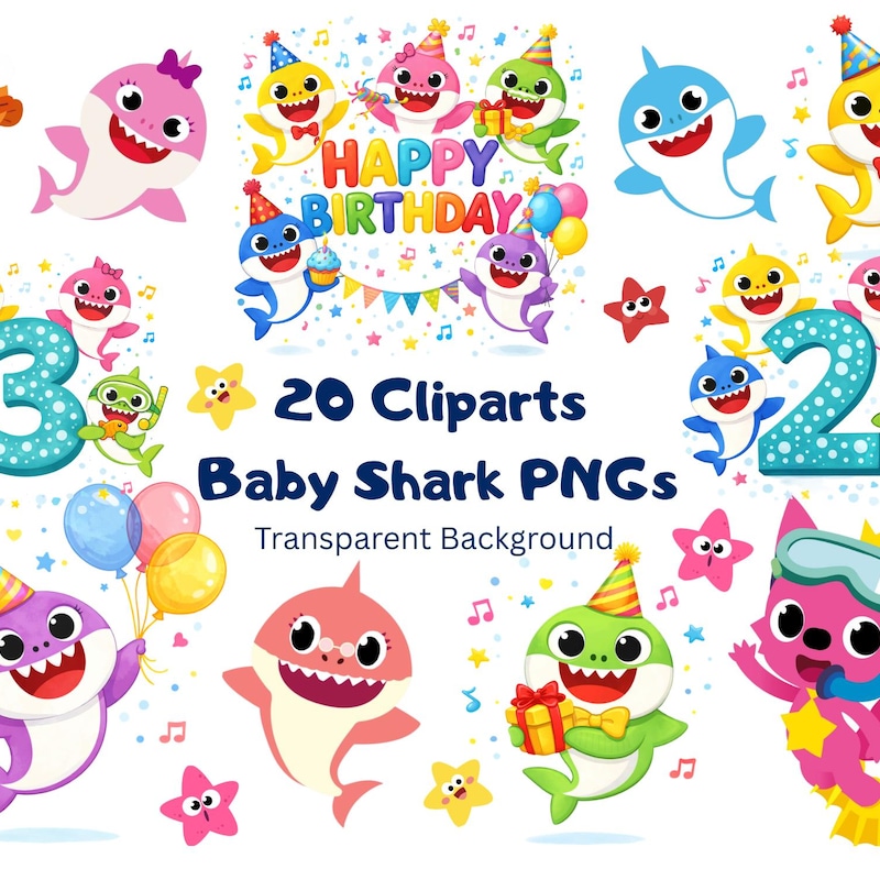 Birthday Clipart Baby - Etsy