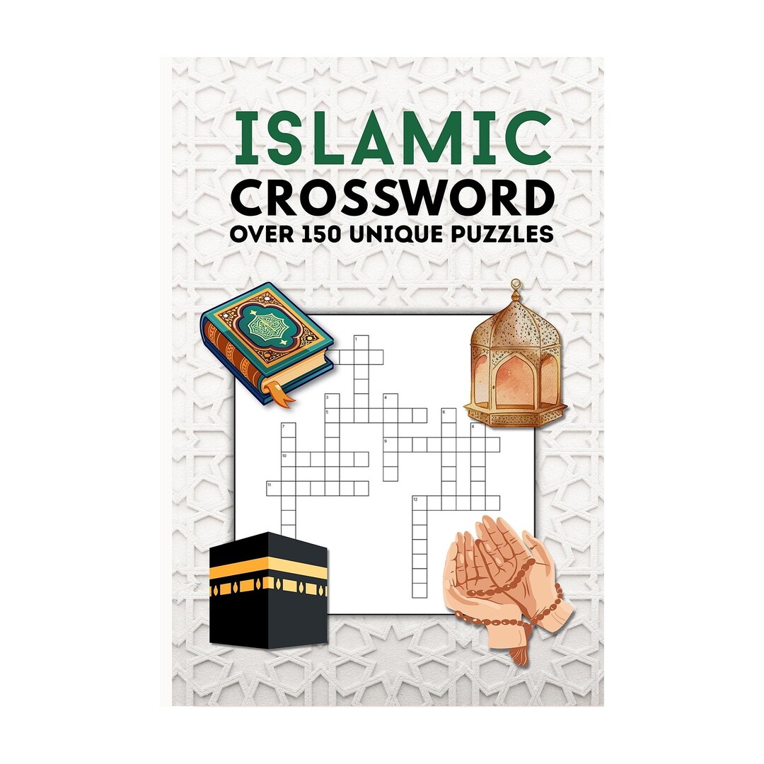 Islamic Crossword Puzzles Printable - Etsy