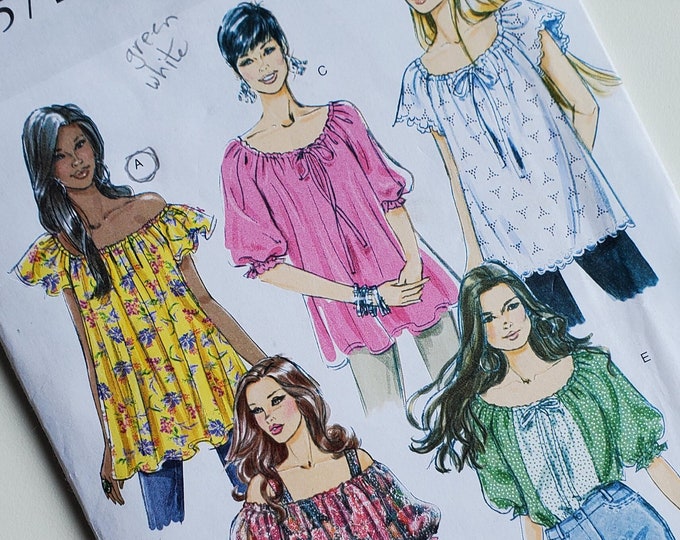 Uncut Butterick B5357 Sewing Pattern - Missus Top - Size Lrg-xxl - Etsy