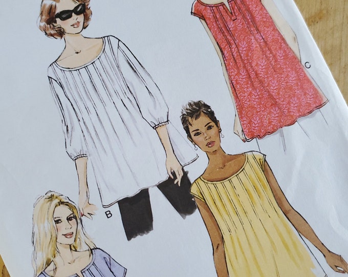 Butterick B6024 Sewing Pattern Misses Top Size Lrg-xxl - Etsy