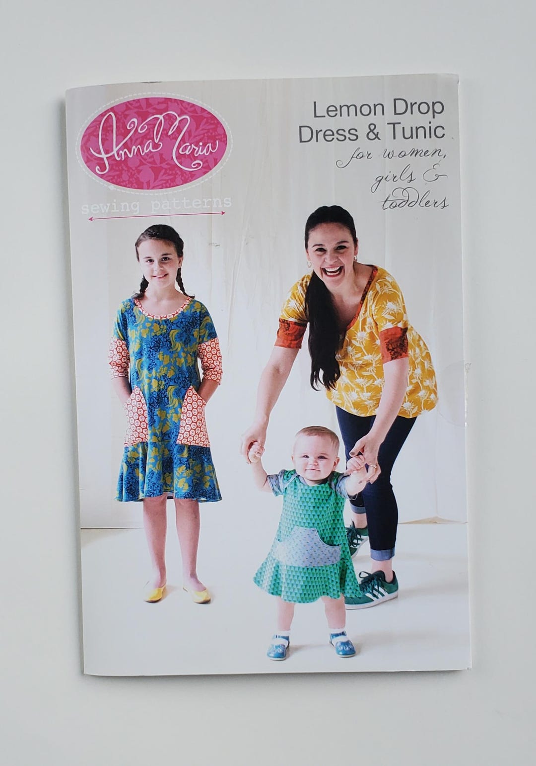 Uncut Anna Maria Sewing Pattern - Lemon Drop Tunic and Dress - for ...