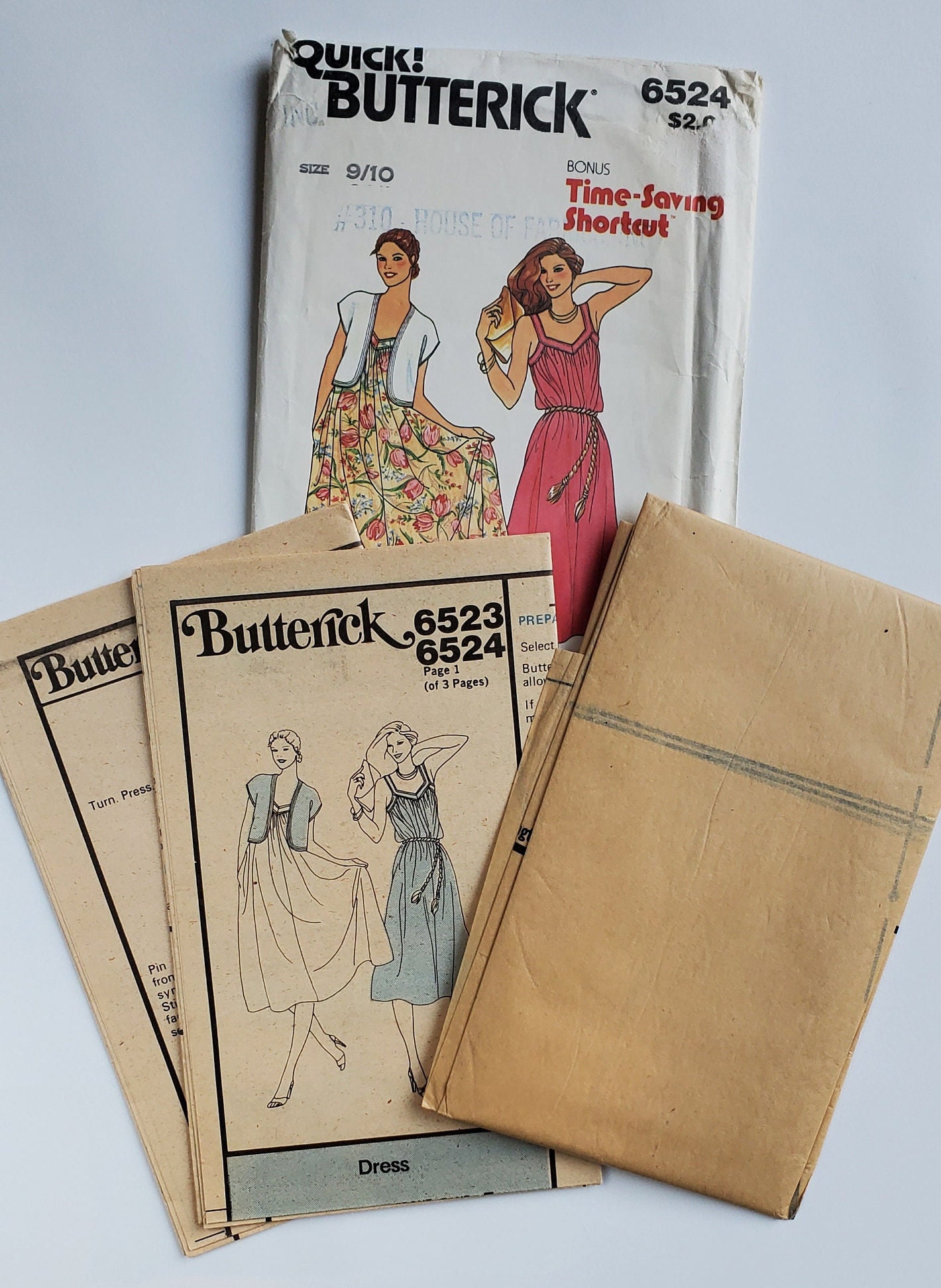 Uncut Quick Butterick Sewing Pattern 6524 Young Junior Teen Vest ...