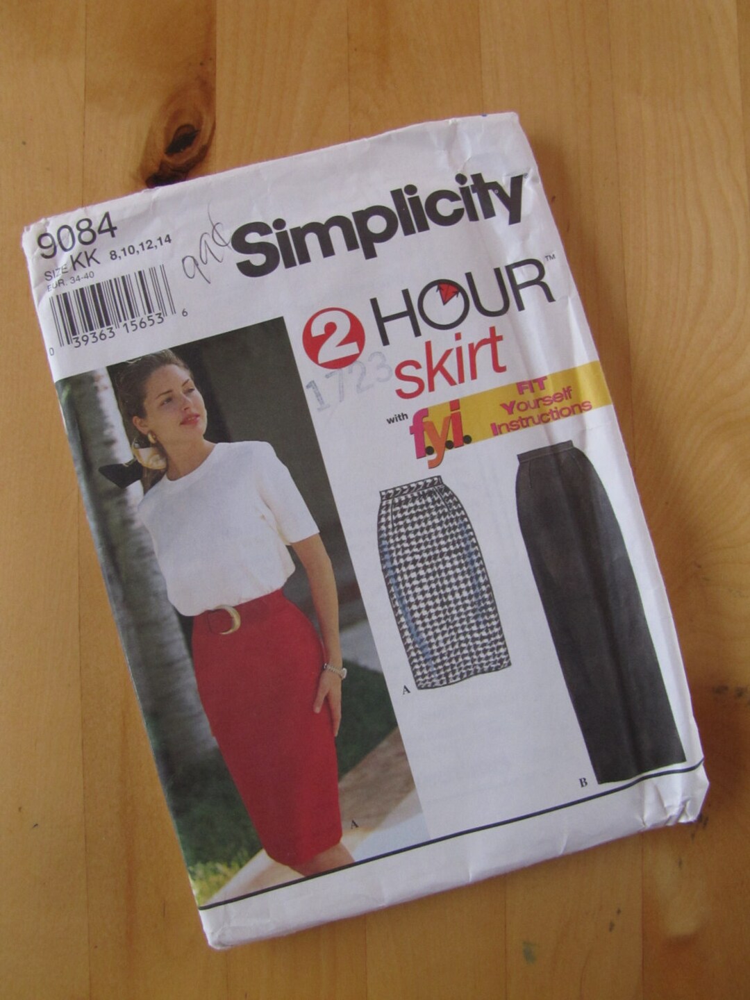 Uncut Simplicity 9084 Sewing Pattern - Misses Skirt - Size 8-14 - Etsy