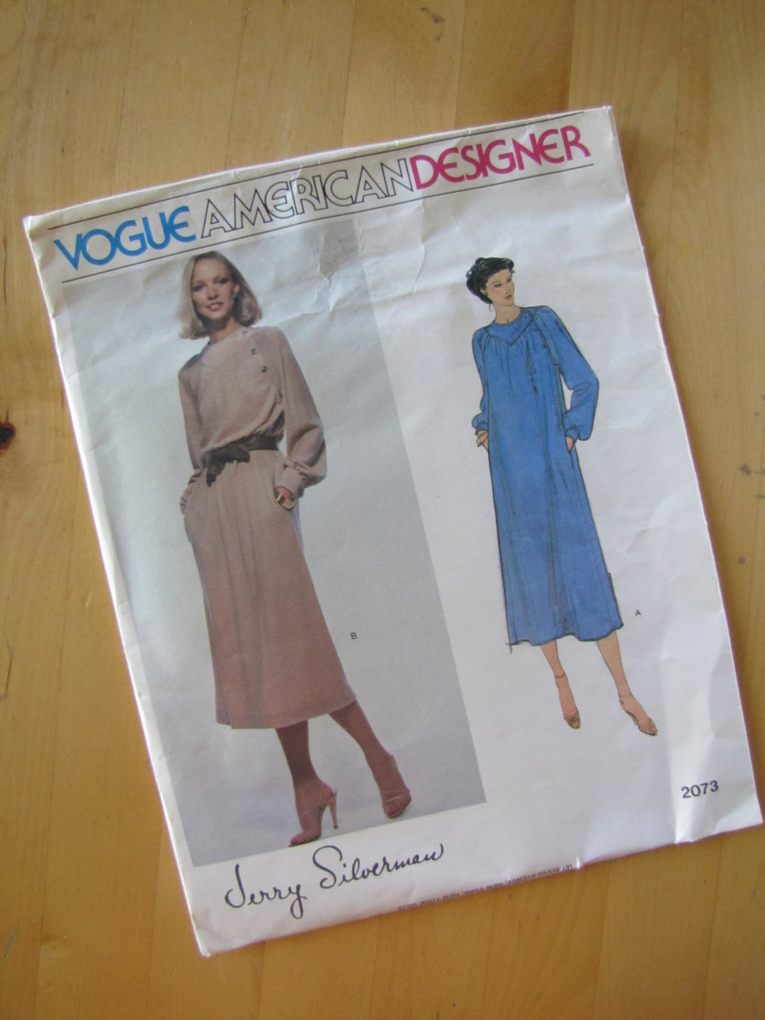 Vintage Vogue Sewing Pattern 2073 - Jerry Silverman - Misses Dress ...