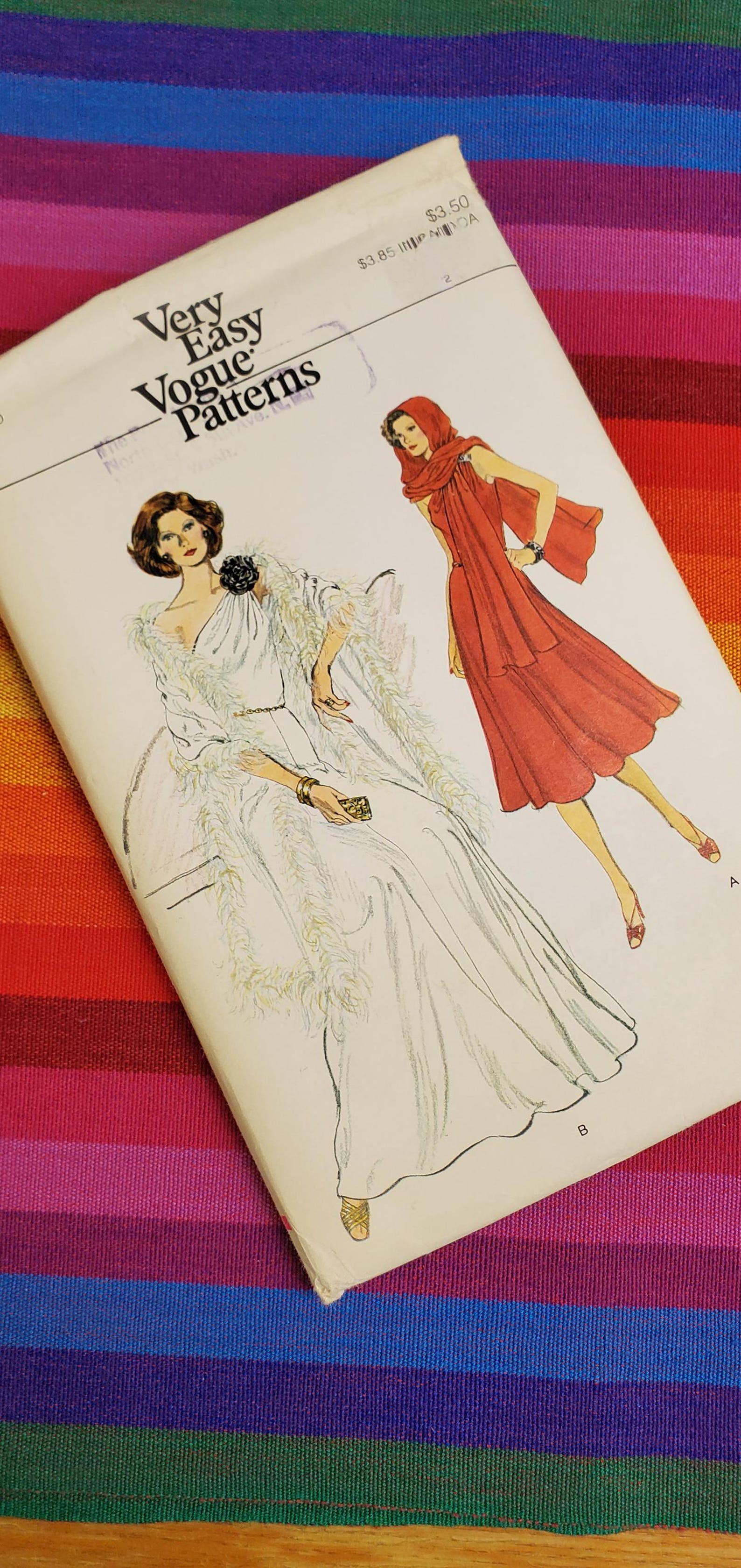 Uncut Very Easy Vogue Sewing Pattern 9347 - Misses' Evening Dress and ...