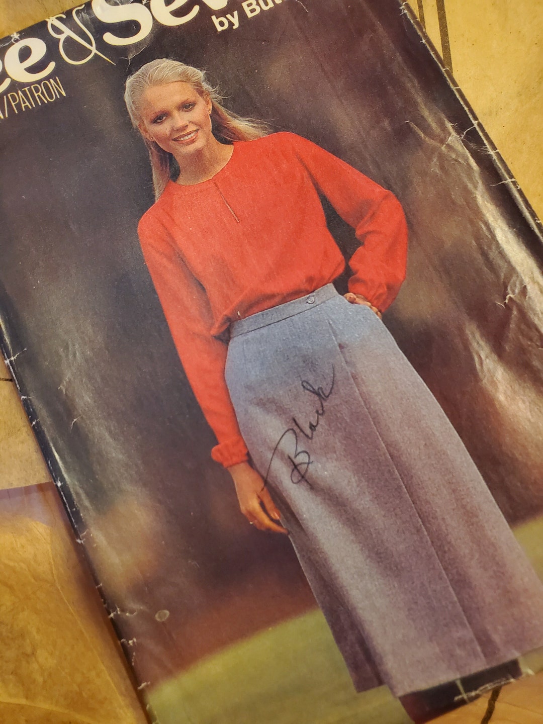 Butterick See and Sew Sewing Pattern 6601 - Misses Blouse Only - Size B ...