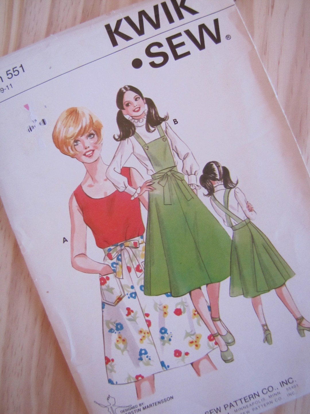 Kwik Sew Sewing Pattern 551 - Designed for Firm Knit or Woven Fabric ...
