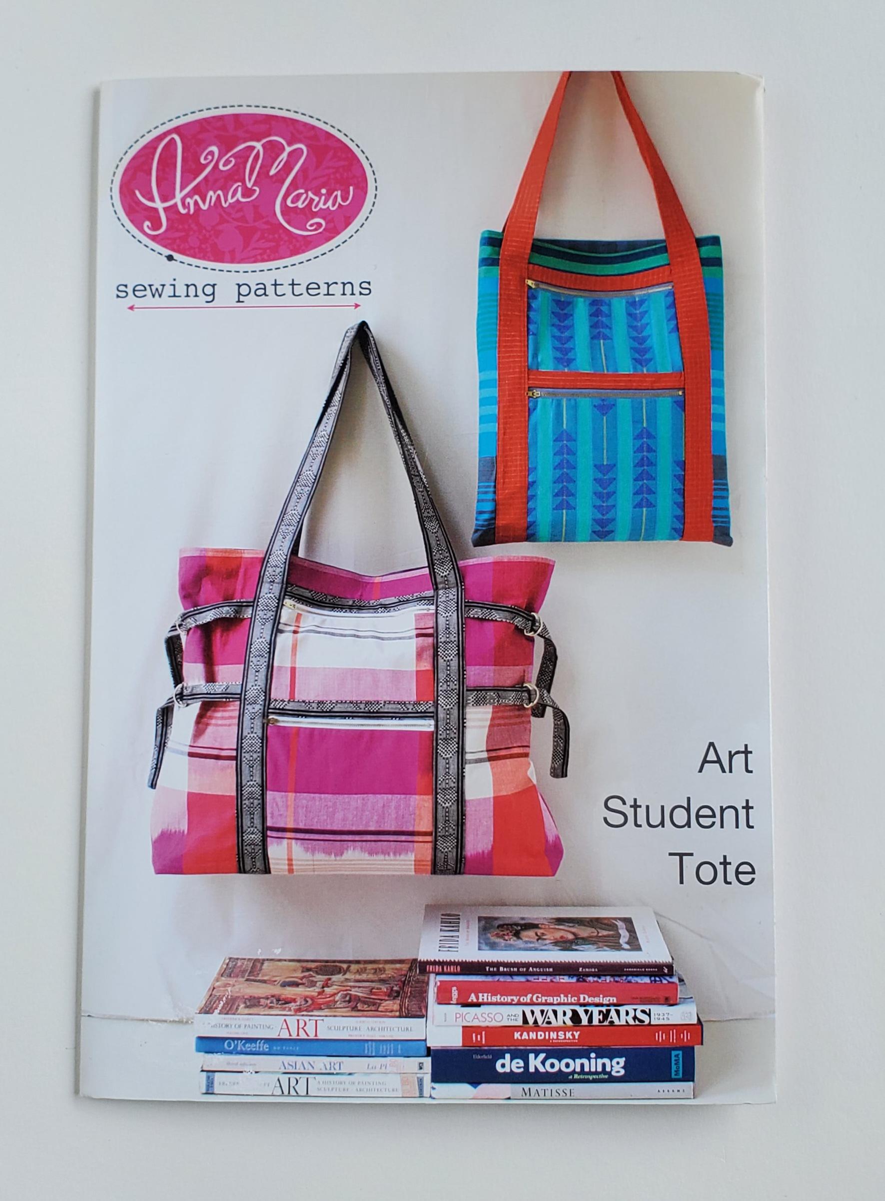 Uncut Anna Maria Sewing Pattern - Art Student Tote - Three Options - Etsy