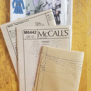 Uncut Mccall's M6442 Sewing Pattern Misses Coats and Belt Size 14-20 - Etsy