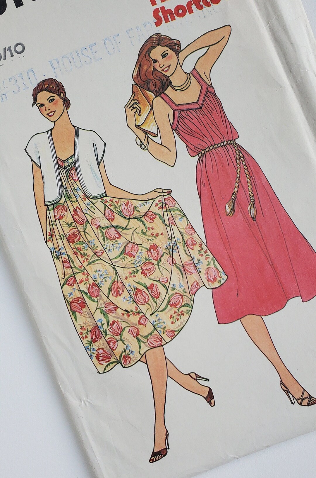 Uncut Quick! Butterick Sewing Pattern 6524 - Young Junior Teen Vest ...