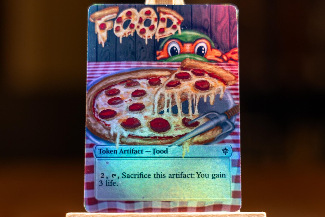 MTG FOOD Token - TMNT Turtle Food - Etsy
