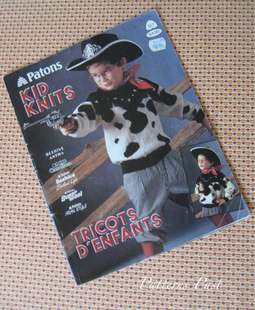 Vintage Classics Children's Knitting Pattern Booklet : Patons Kid Knits ...